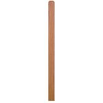 3-1/2" Chamfered Top Blank Newel - 48-58" Wooden | House of Forgings