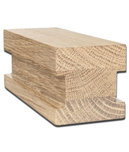 6484 Modern Wooden Handrail - 2-1/4" x 2-1/4" | House of Forgings