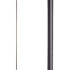 16.2.2 Plain Round Bar Baluster - 44" Satin Black | House of Forgings