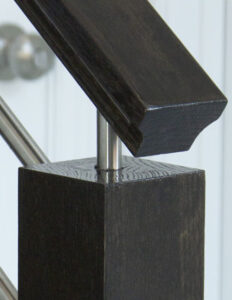 6084 Modern Wooden Handrail - Red Oak | House of Forgings