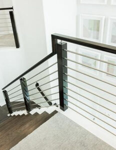6084 Modern Wooden Handrail - White Oak | House of Forgings