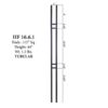 16.6.1 Double Bar 1/2" Square Hollow Iron Baluster | Aalto Series