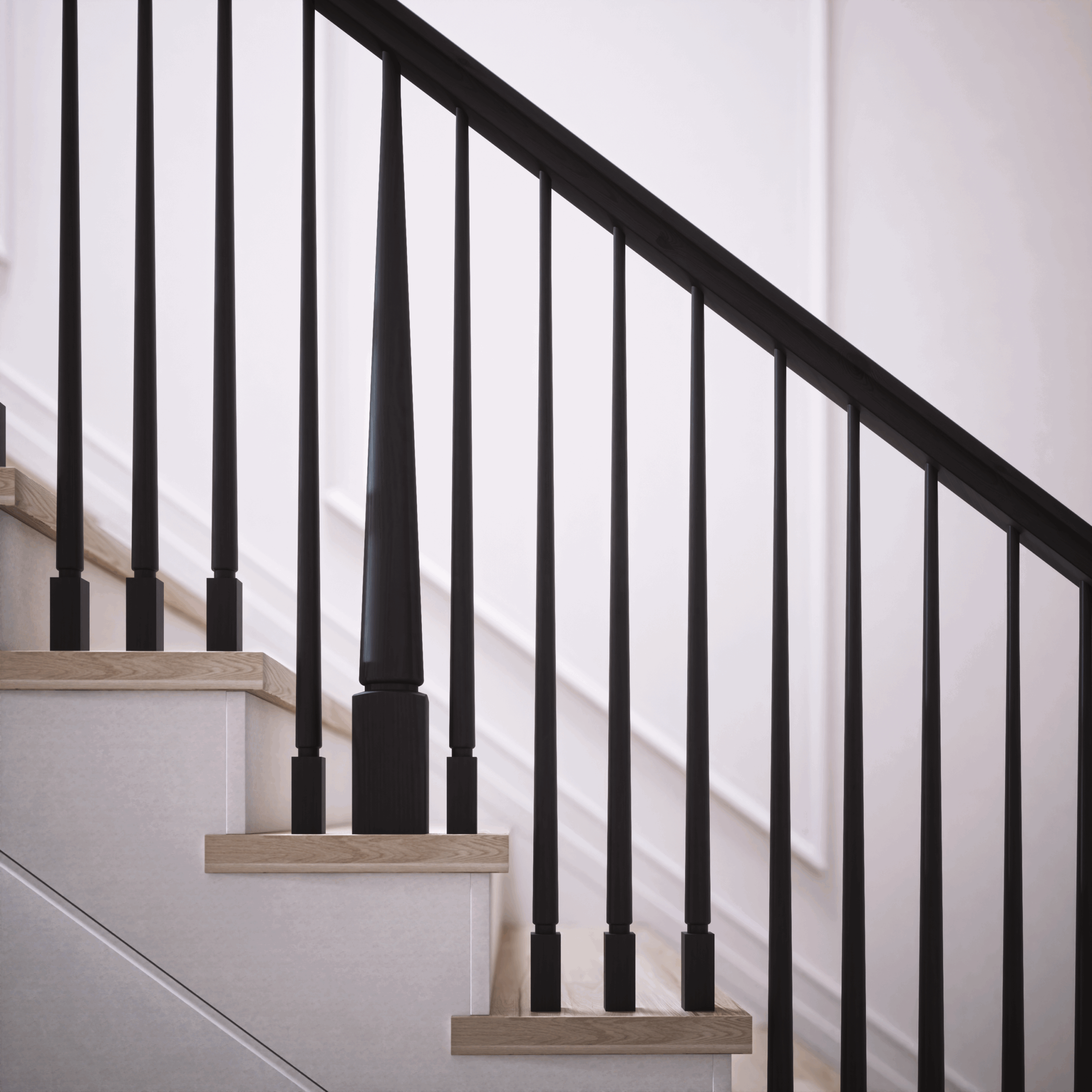 3510-48-SP - 3.5" x 48" Wooden Newel Post - Stabilizer Röhe | House of ...