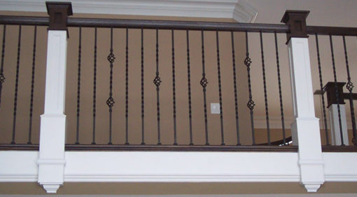 Twist & Basket Solid Iron Balusters | 1/2" Square | CheapStairParts.com